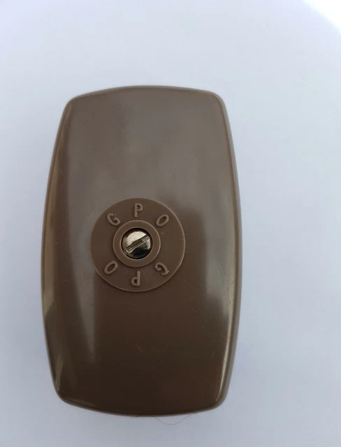 VINTAGE TELEPHONE GPO Junction Box. Model 52A. Brown. New Old Stock £7. ...