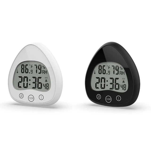 WATER DIGITAL WALL Clock Large Display Countdown Temperature Humidity ...
