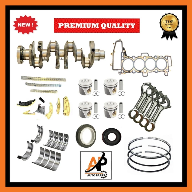 FOR JAGUAR 2.0 D AJ200D 204DTD Engine Nitrate Crankshaft + Engine ...