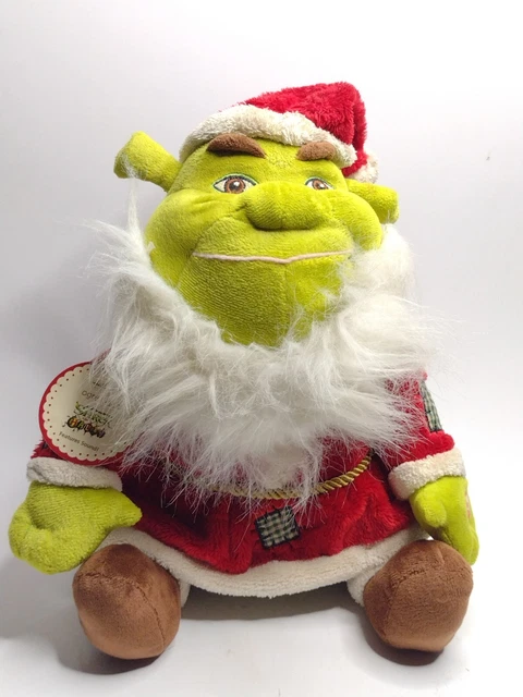 2008 HALLMARK SHREK the Halls Ogre Claus Santa Christmas Talking Plush ...