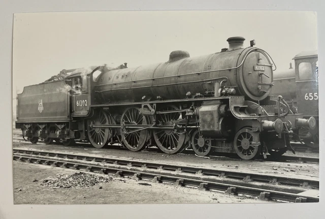 LNER RAILWAY LOCOMOTIVE Photograph - 61302 Cambridge Shed Station ...