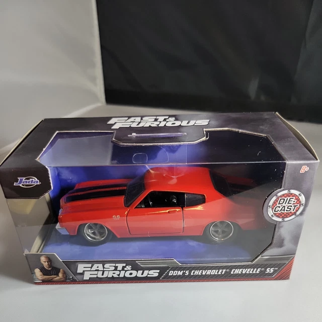 JADA TOYS FAST & Furious DOM'S 1970 CHEVROLET CHEVELLE SS Red Color 1: ...