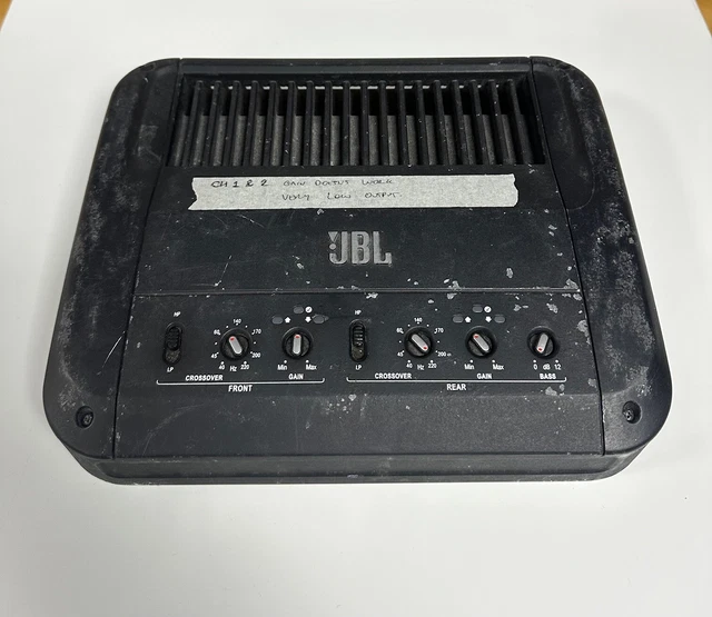JBL CAR AMP Four Channel Multi Speaker Subwoofer Channel Gto-804Ez Faulty £15.00 - PicClick UK