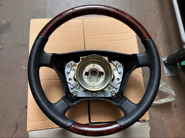 MERCEDES W210 WALNUT Wood Steering Wheel W140 R170 W208 C140 W463 W124 W202 R129 £399.99 ...