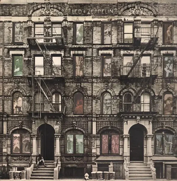 LED ZEPPELIN PHYSICAL Graffiti GIMMICK COVER + INSERT Swan Song 2xVinyl ...