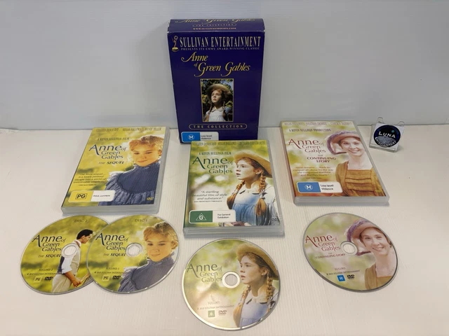 ANNE OF GREEN Gables Trilogy DVD Region 4 Miniseries Drama Romance £52. ...