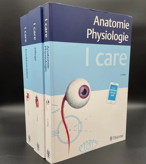 I CARE LERNPAKET Pflege Anatomie Physiologie Krankheitslehre THIEME Zustand GUT EUR 139,99 ...