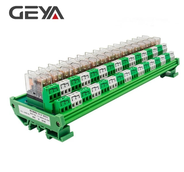 GEYA MODULE DE relais OMRON 16 canaux 2NO2NC interface de relais PLC 12 ...