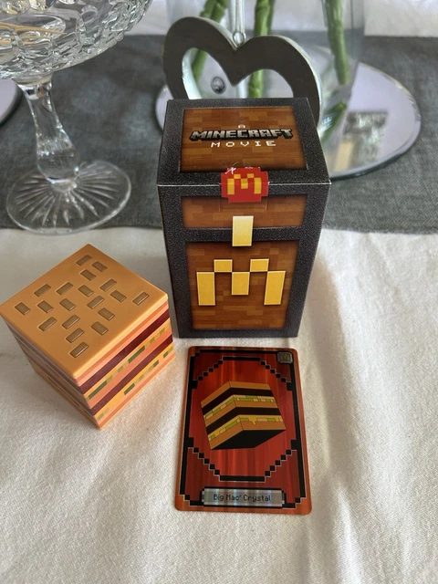 MCDONALD’S MINECRAFT MOVIE Meal BIG MAC CRYSTAL Burger Toy £5.92 ...