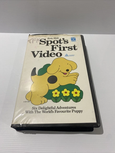 SPOT'S FIRST VIDEO VHS ABC Video Eric Hill 1989 Six Adventures Video ...