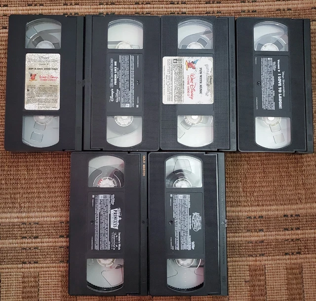 DISNEYS SING ALONG Songs - VHS Lot of Six Tapes, Volumes 2, 9, 11 ...