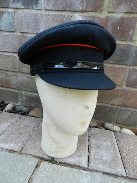 WW2 PATTERN AFS/NFS OFFICER'S FIRE SERVICE DRESS CAP sz 7-1/8" 58cm £24 ...