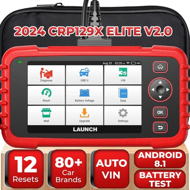 2024 LAUNCH CRP129X V2.0 Pro Auto OBD2 Diagnóstico Escáner ABS SRS SAS ...