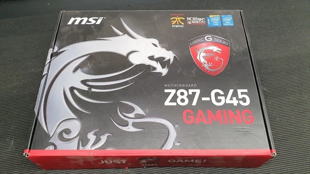 MSI Z87-G45 GAMING ATX Desktop Motherboard Intel CPU LGA 1150 DDR3 ...