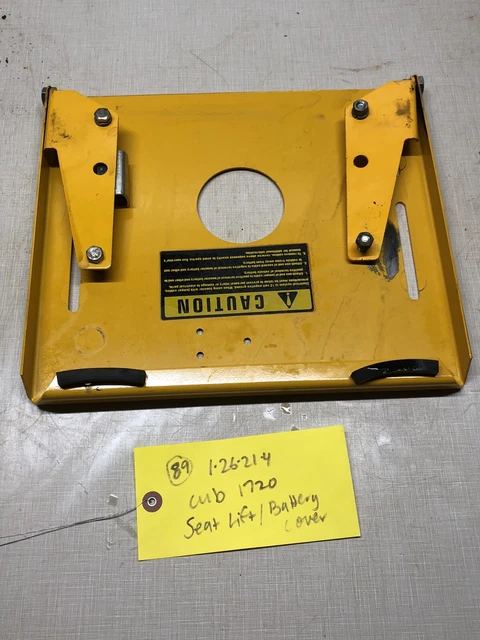 CUB CADET 1720 Tractor Seat Lift Battery Cover 703-1771, 703-1768, 703 ...