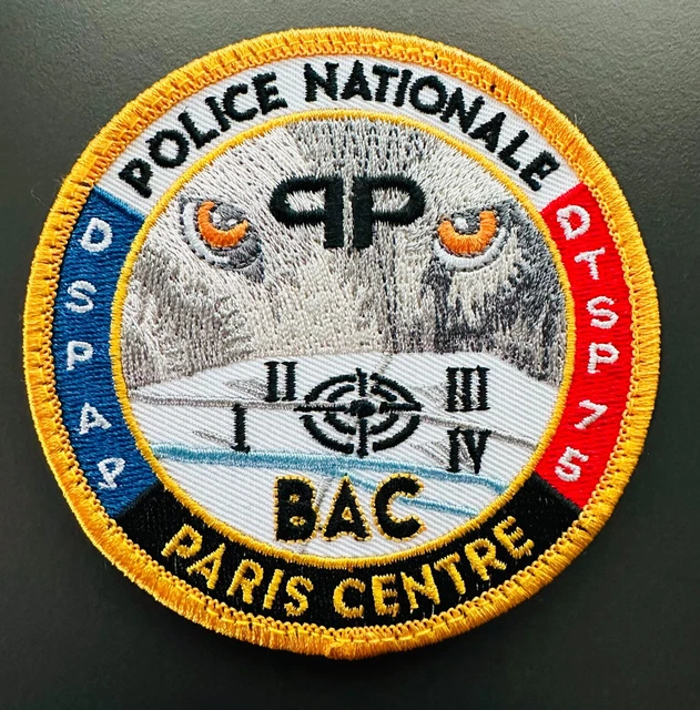 [RARE] ECUSSON POLICE - BAC PARIS CENTRE 2024 [Patch de Collection ...