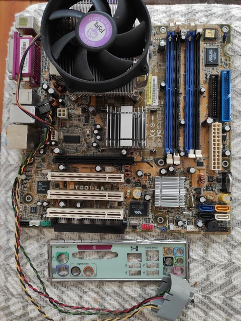 CARTE MÈRE/MOTHERBOARD ASUS PTGD1-LA + CPU Pentium 4 + 1Gb DDR Ram EUR ...