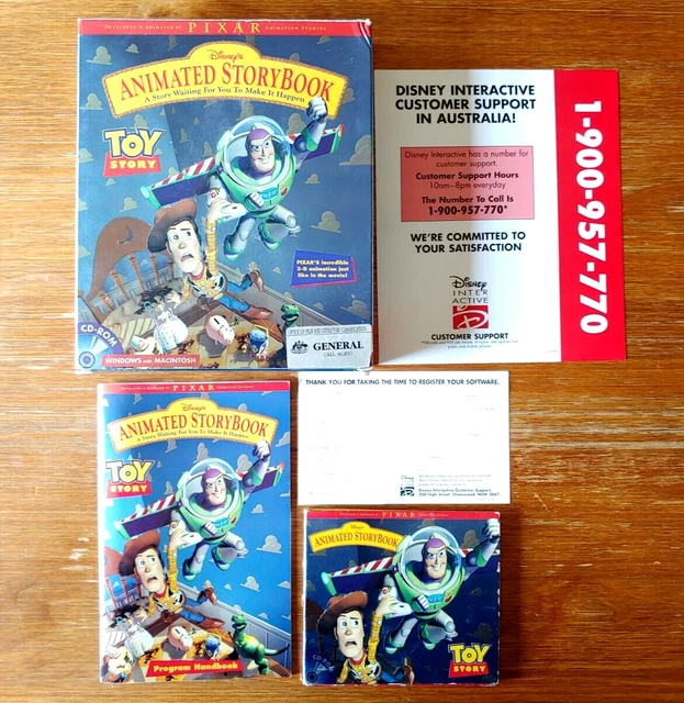 TOY STORY - Disney's Animated Storybook - Big Box PC Game - Complete ...