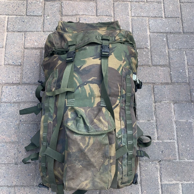 BRITISH ARMY PLCE DPM IRR BERGAN BERGEN 100L RUCKSACK short back, £32. ...