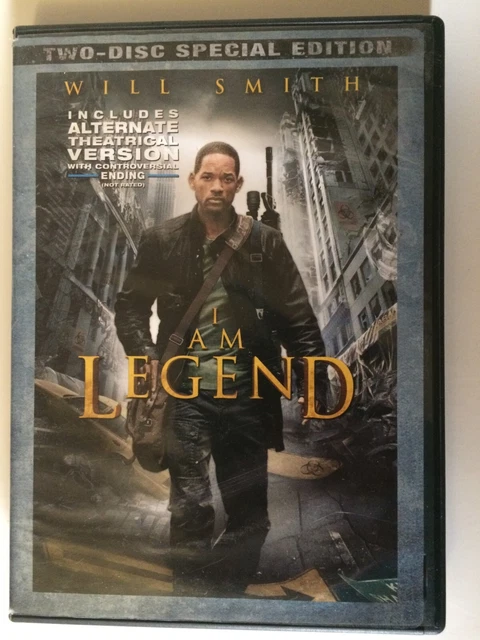 DVD I AM Legend ~ Film Will Smith ~ UTILISÉ ~ 2008 édition spéciale ...