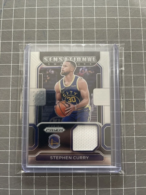 STEPHEN CURRY PRIZM Sensational Swatches Game Worn Jersey Patch EUR 60 ...