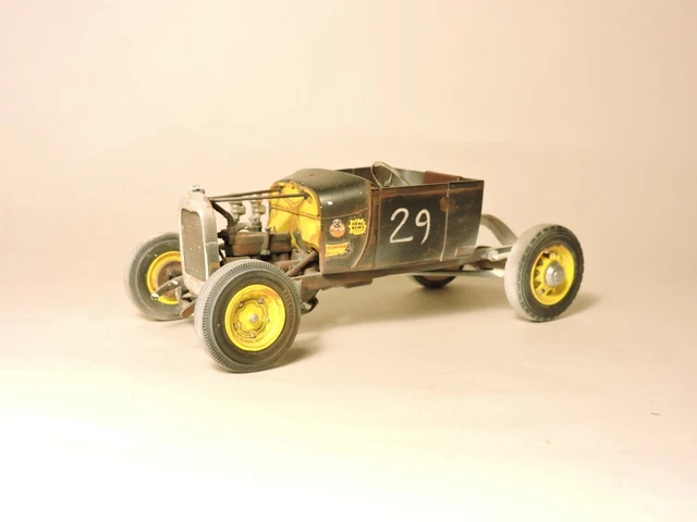 1929 FORD T Bucket Rat Rod Hot Rod Salt Flat Racer Scratch Built Model ...