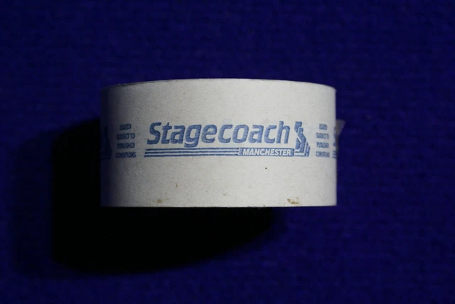 STAGECOACH MANCHESTER TICKET Machine Roll Conductor Bus Clippy £20.00 ...
