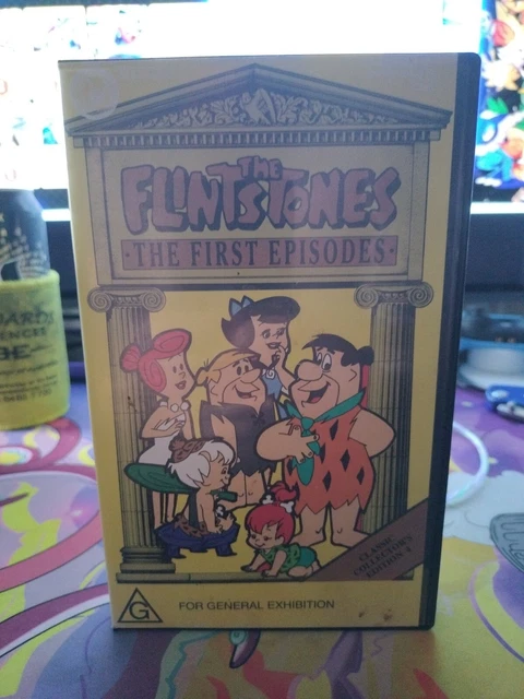 THE FLINTSTONES - The First Episodes VHS TAPE Vol 4 (Hanna Barbera kids ...