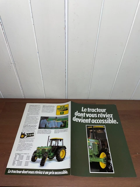 BROCHURE PROSPEKT PROSPECTUS GAMME TRACTEUR JOHN DEERE SERIE X-E tractor-traktor EUR 4,99 ...
