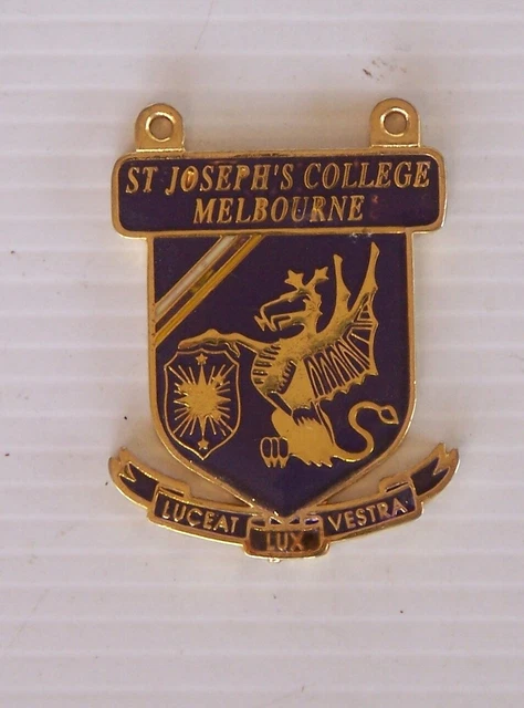 VINTAGE ST JOSEPH'S College Melbourne Australia Medallion Crest ...