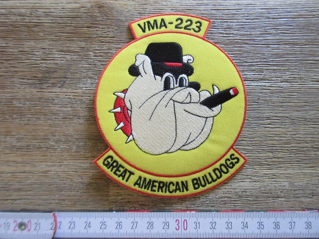 PATCH VMA-223 USMC Fighter Attack Squadron Bulldogs Marine Corps Noi ...