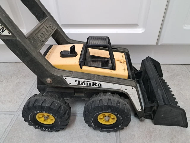 VINTAGE MIGHTY TONKA Strong Arm Front End Loader 1970's FRENCH DECALS ...