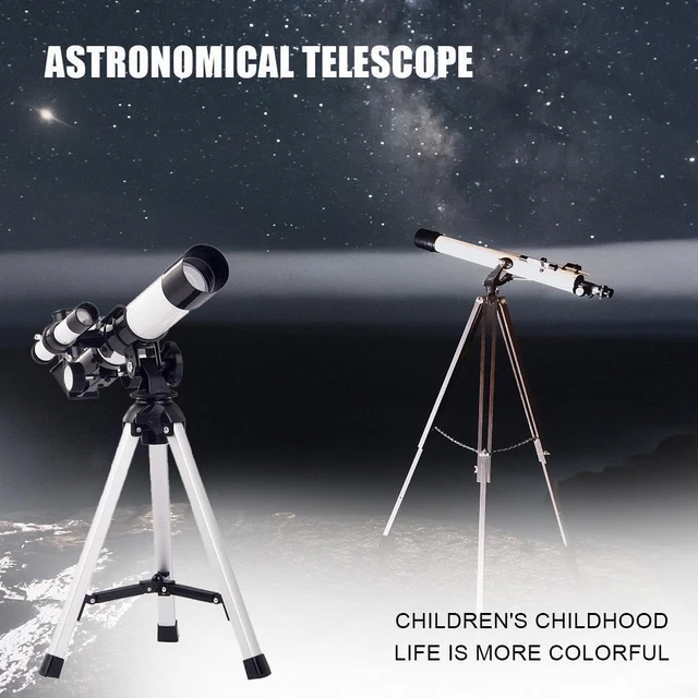 TELESCOPIO ASTRONOMICO RIFRATTIVO con specchio stellare R9 portatile ...