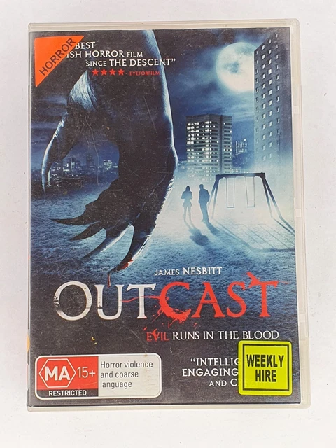 OUTCAST DVD JAMES Nesbitt Karen Gillan Horror Movie Australian Release ...