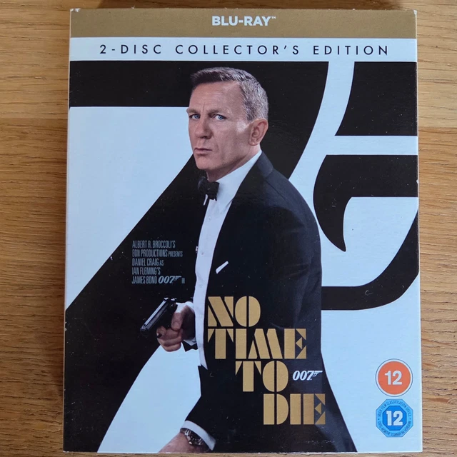 NO TIME TO Die Blu-ray, 2021, 2-Disc Collectors Edition Daniel Craig ...