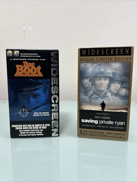 DAS BOOT / Saving Private Ryan Director's Cut VHS WS Tested Great ...
