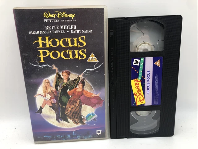 HOCUS POCUS VHS Video Tape Walt Disney Pictures Childrens Film Movie ...