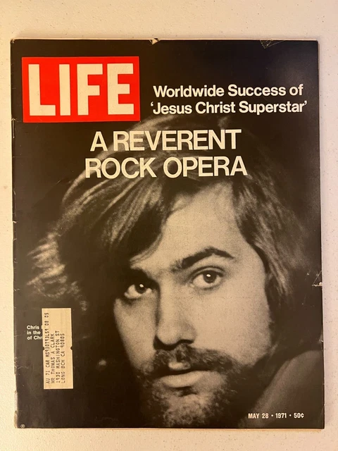 LIFE MAGAZINE MAY 28, 1971 Jesus Christ Superstar Rock Opera, Vintage ...