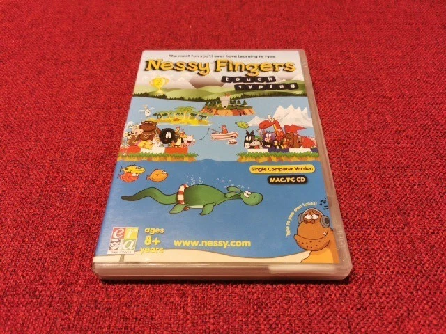 NESSY FINGERS TOUCH Typing Educational Software Mac/PC CD £14.95 ...