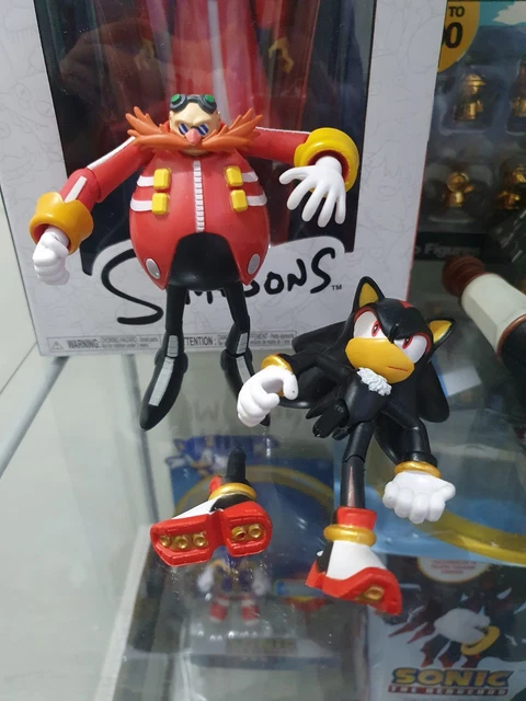 SONIC THE HEDGEHOG Dr Eggman And Shadow Toys Figures X2 Jakks Pacific £ ...