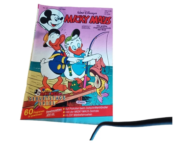 WALT DISNEY MICKY Maus Magazine - N° 37 - 1988 EUR 6,95 - PicClick FR