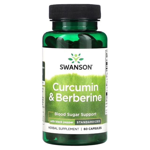 SWANSON, CURCUMIN & Berberine with Black Pepper, 60 Capsules EUR 28,73 ...