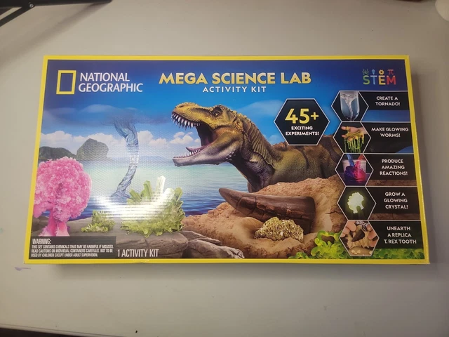 NATIONAL GEOGRAPHIC MEGA Science Lab Activity Kit STEM 45+ experiments ...