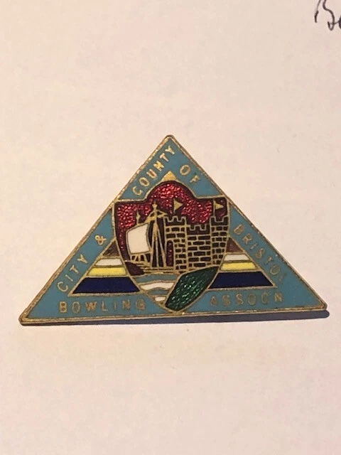 INSIGNE BADGE VINTAGE BOWLING CITY AND COUNTY BRISTOL / BW4 EUR 5,00 ...
