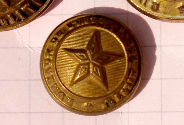 UNIFORM BUTTON - MILITARY STEWARDSHIP OFFICES - STAR - D:16mm / BUTTON £4.63 - PicClick UK