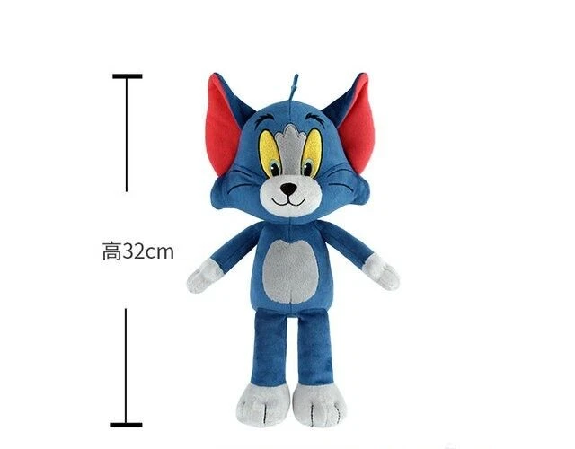 TOM AND JERRY Plush Toy Cartoon Movie Tuffy Nibbles Plushies 32cm ...