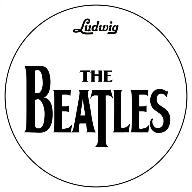 THE BEATLES 'DROP T' Bass drum logo / graphic / decal £15.00 - PicClick UK