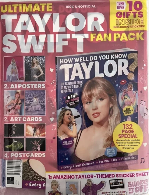 TAYLOR SWIFT MAGAZINE Ultimate Fan Pack Art Cards Posters Stickers ...