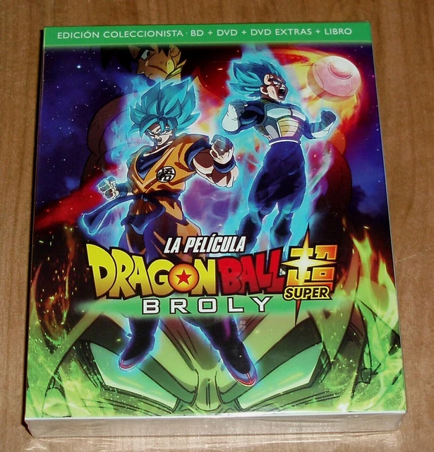 DRAGON BALL SUPER Broly Collezzionista Blu-Ray + DVD Extra + Libro Animazione EUR 81,86 ...