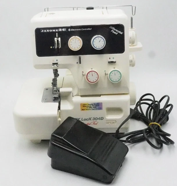JANOME EZY LOCK 304D Overlocker Good Condition Tested and working $145. ...